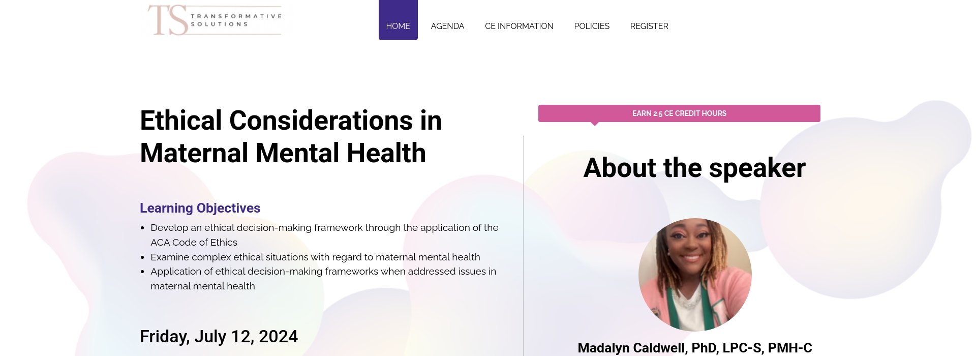 Ethical Considerations in Maternal Mental Health